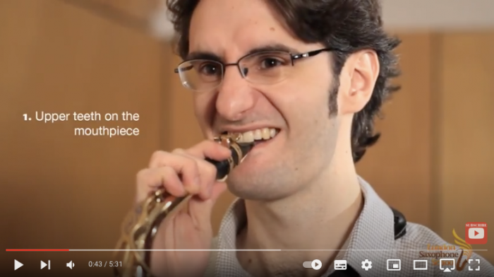 SAXOPHONE EMBOUCHURE BASICS - London Saxophone School